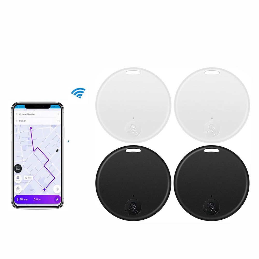EIMELI 4Pcs Anti-lost Bluetooth Smart Tracker,Pet Child Wallet Key Mini ...