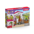 Schleich Horse Club 32 PC Equine Stall and Doghouse Playset with Horse ...