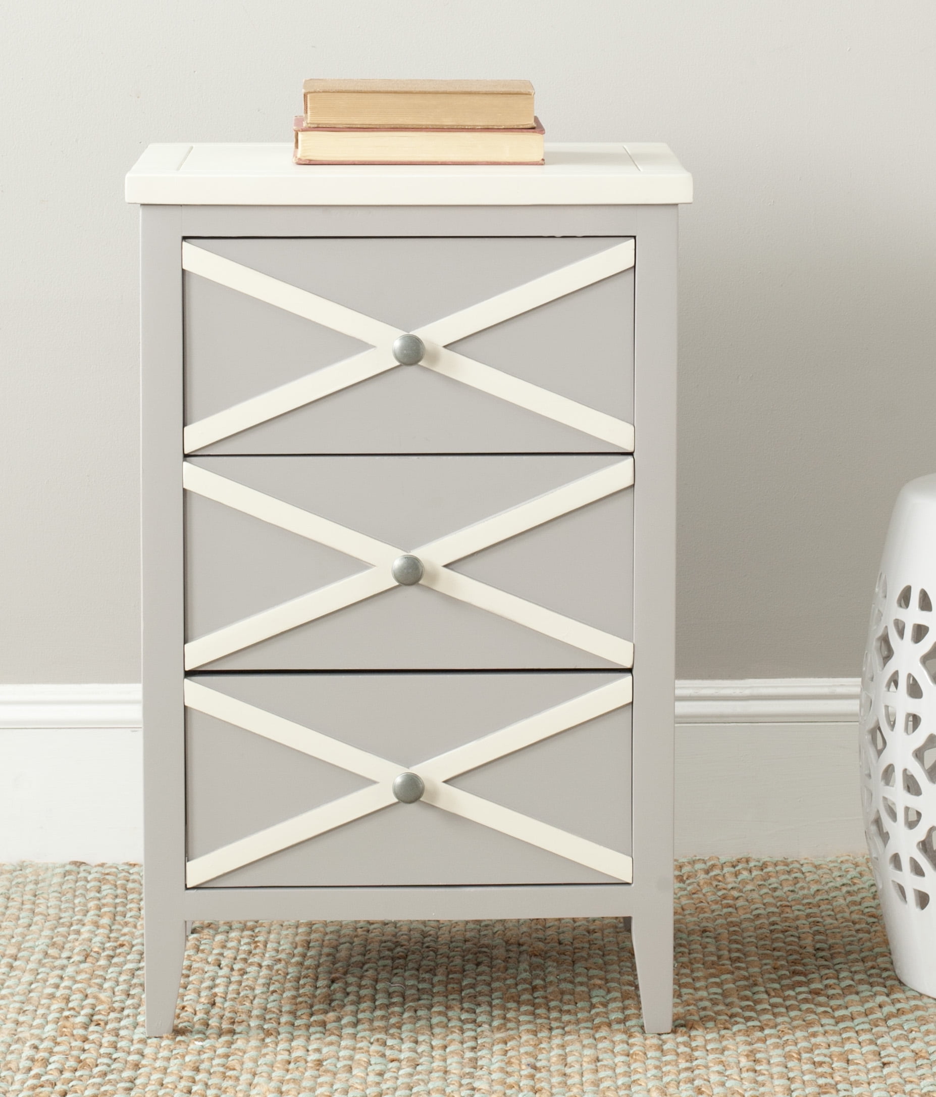 Safavieh Sherrilyn 3-Drawer Side Table - Walmart.com