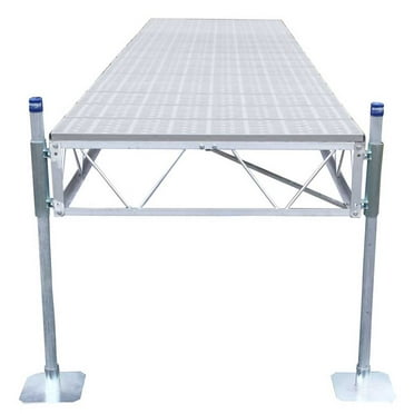 Low Profile Dock Parts: Floating Platform Section with Gray Poly ...
