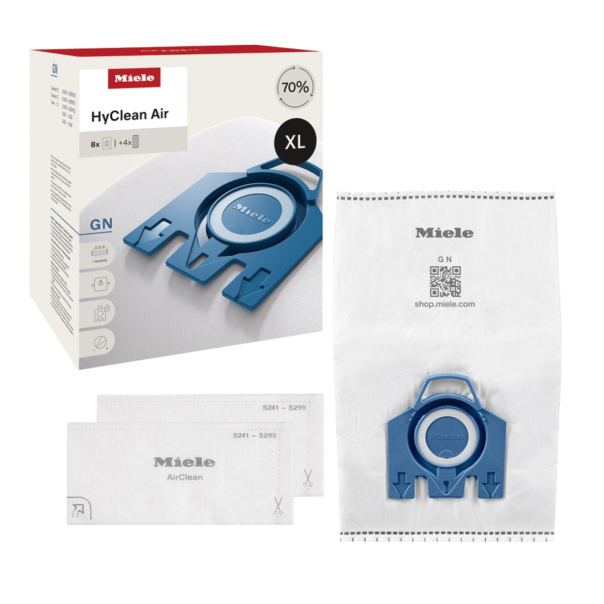 Click here for Miele Hyclean Air Gn Dustbags  8-Pack prices