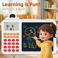 2-in-1 Smart Math Learning Tablet & LCD Writing Pad, Interactive Doodle ...