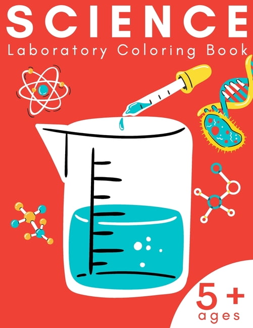 Science Laboratory Coloring Book : Chemistry Activity Book / 5+ Ages ...