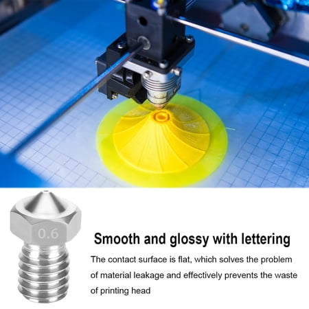 3D Printer Nozzle Stainless Steel Extrude Head head removable Mini Firm ...