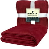 PAVILIA Solid Size Microfleece Blanket for Adults | Super Soft, Plush ...