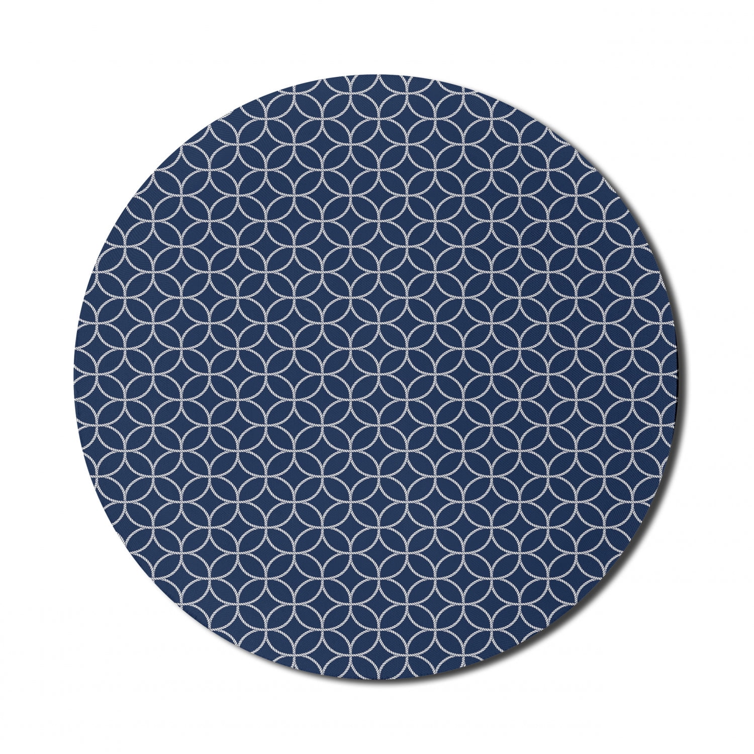 Navy Blue Mouse Pad for Computers, Continuous Demonstration of Nautical ...
