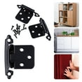 Lohoms 1/2 inch Overlay Kitchen Cabinet Hinges, Self Closing, 20 Pairs ...