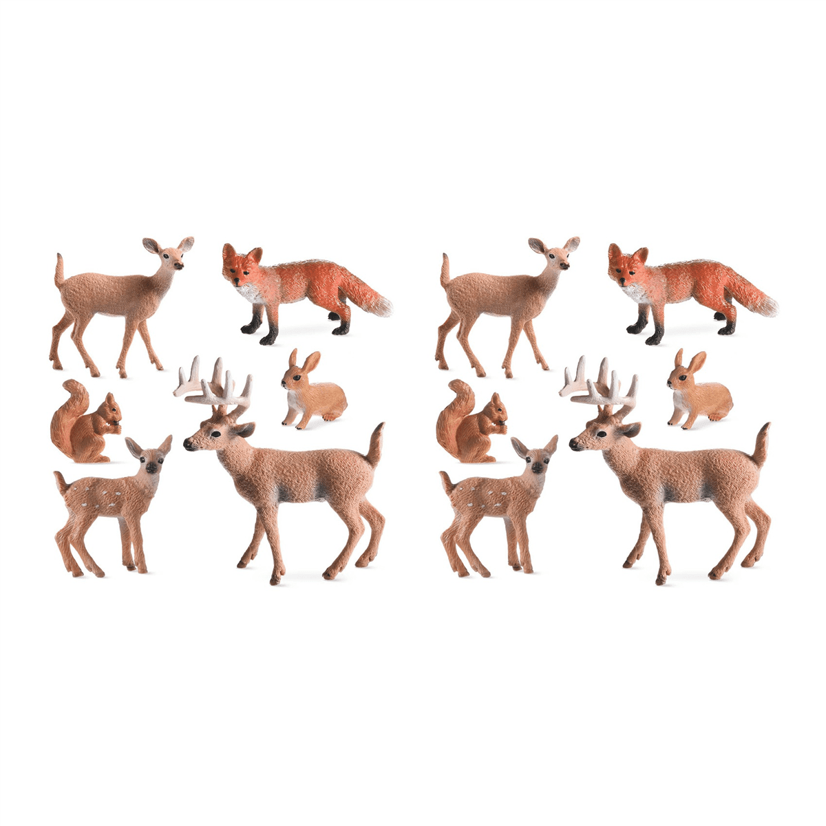 Click here for Unbranded 12 Pieces Woodland Animals Figures Creat... prices