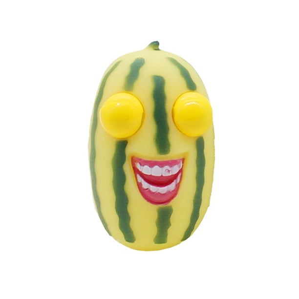 Visland Funny Eye-popping Watermelon Squeeze Toy Soft Plastic Pinch Toy ...