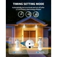 Light Sensor Socket, Dusk to Dawn Light Bulb Sockets with Timer, 360 ...