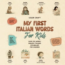 My First French Words Book For Kids: English-FranÃ§ais for Young ...