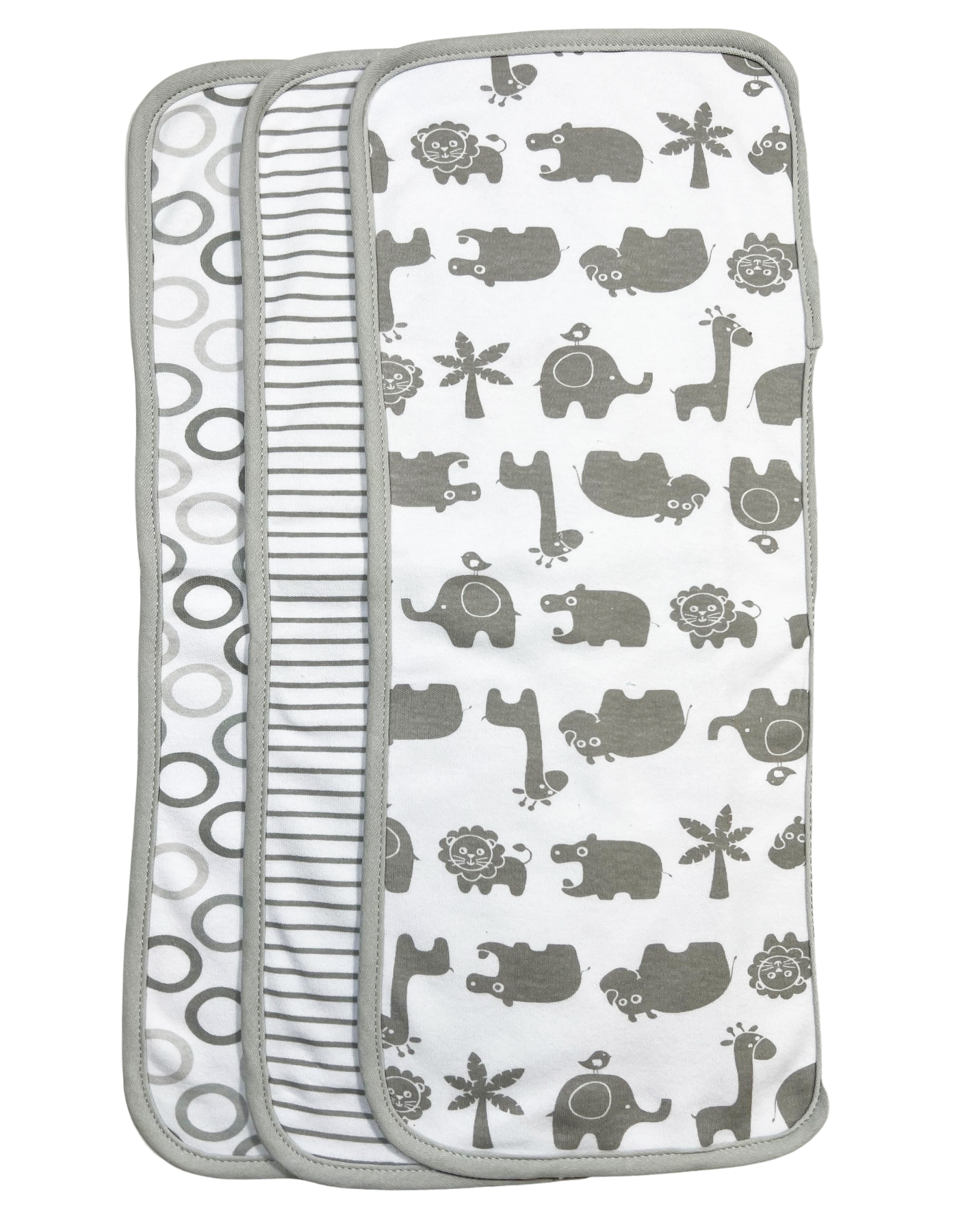 Spasilk Baby 3 Pack 100% Cotton Burp Cloths for Newborn Boys and Girls ...