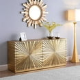 Meridian Furniture Modern Golda Gold Leaf Sideboard and Buffet - Walmart.com
