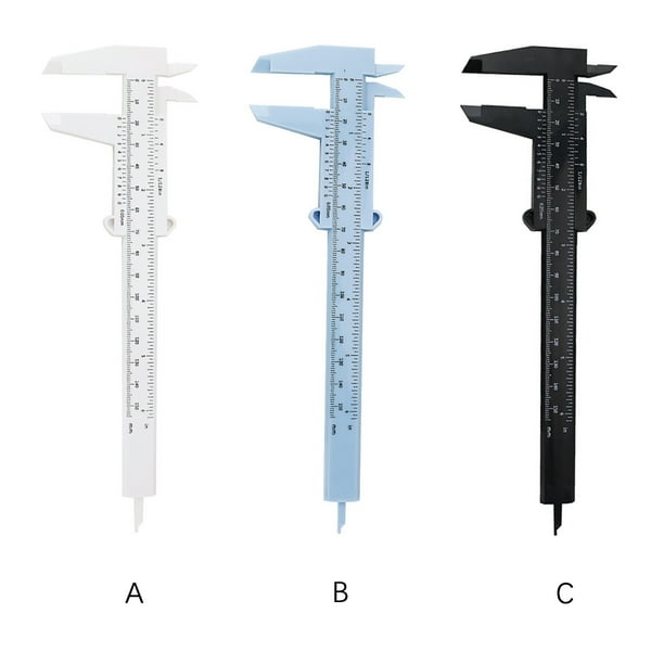 DIY 150mm Vernier Caliper Plastic Mini Sliding Caliper; Multi Function ...