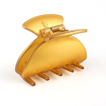 6 PC Golden Color Hair Claw Clip: The Ultimate in Hair Styling! Clips ...