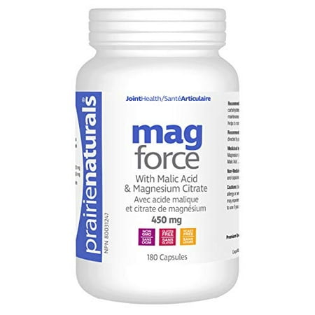 Prairie Naturals Mag force magnesium & malic acid 180 caps | Walmart Canada