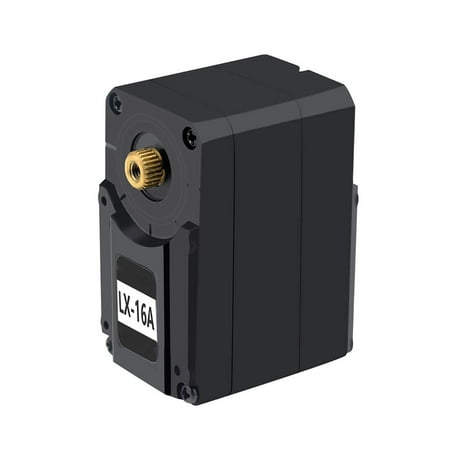 LewanSoul LX-16A Full Metal Gear Serial Bus Servo Robotic Servo with 17kg High Torque, Real-Time ...