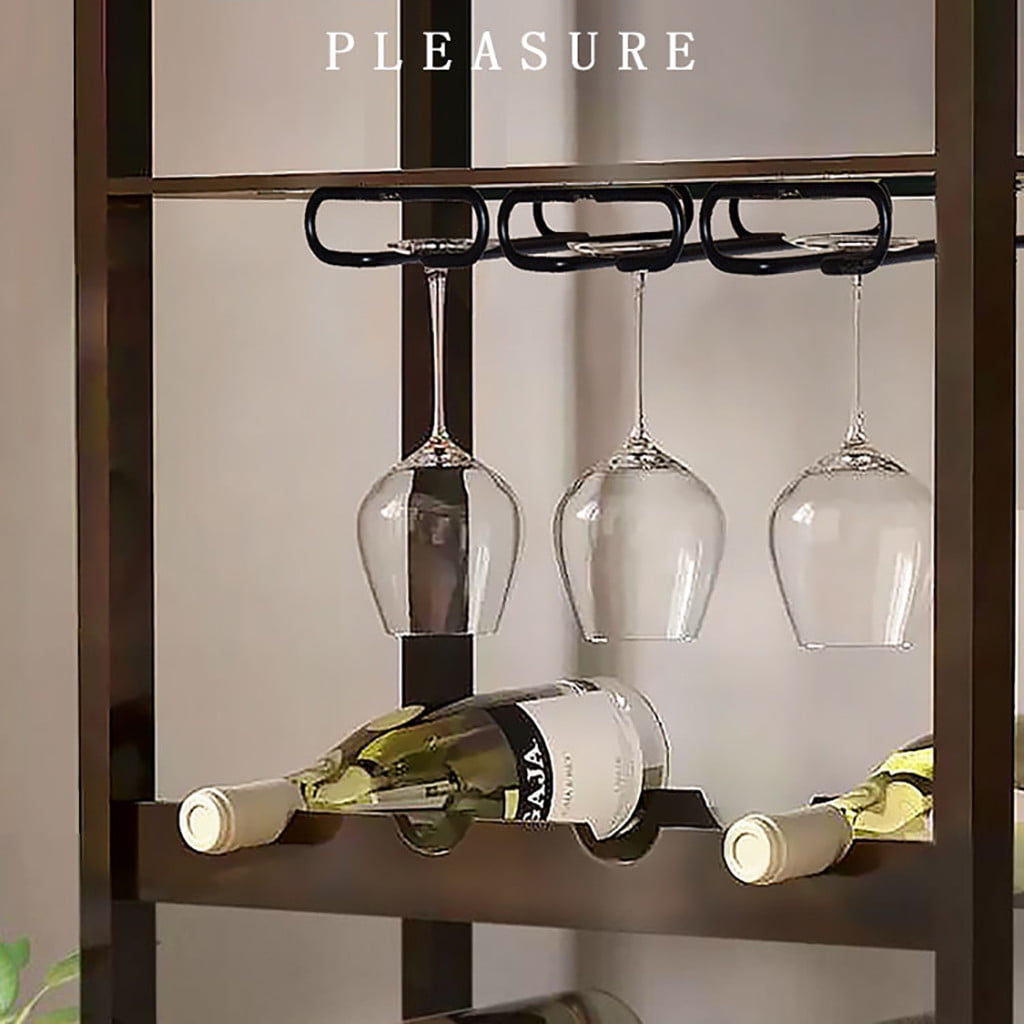 Under Cabinet Glasses Stoage Stemware Wine Glass Rack Holder For Bar Kitchen Walmart Canada