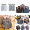 Insulated Large Heavy Duty Double Lunch Bag Leak Proof Freezer Men ...
