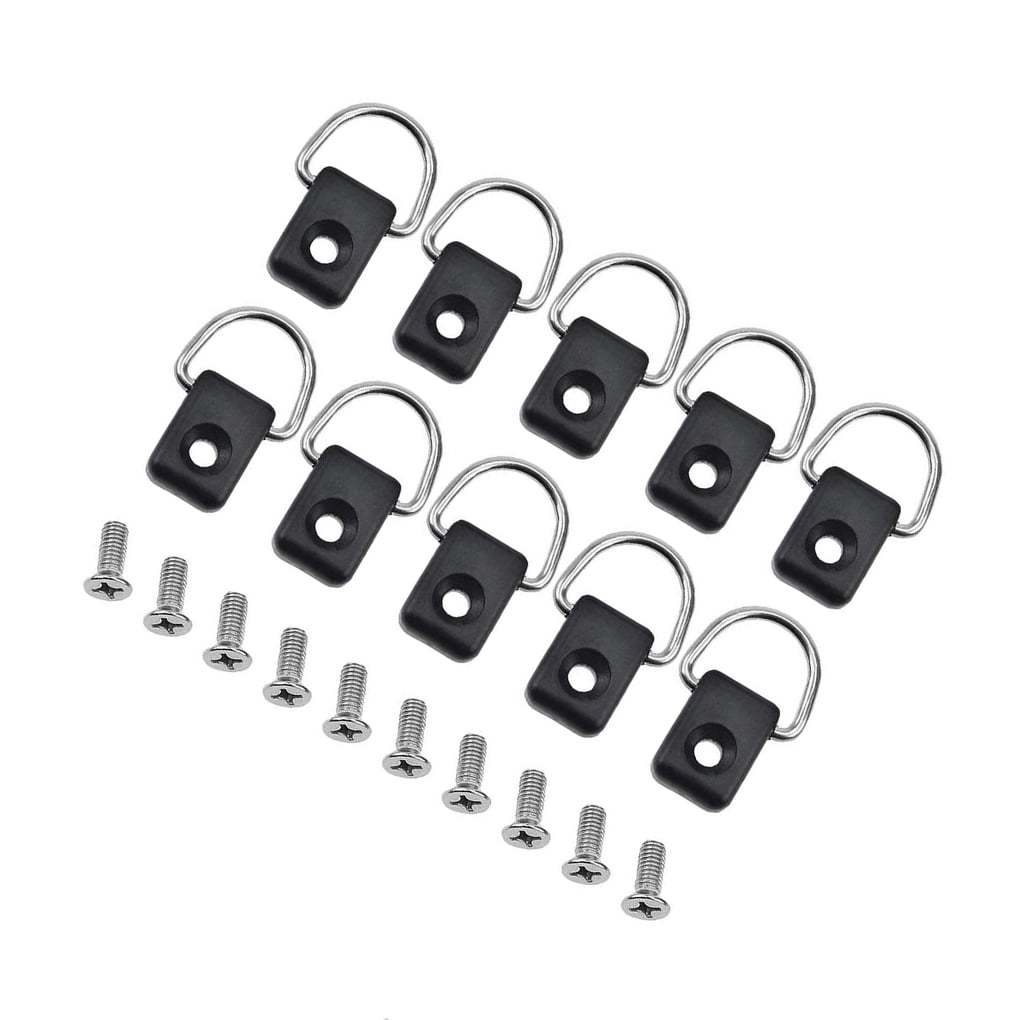 Sidaley Canoe D Ring with Screws Nylon Fitting Camping Deck Kayak ...
