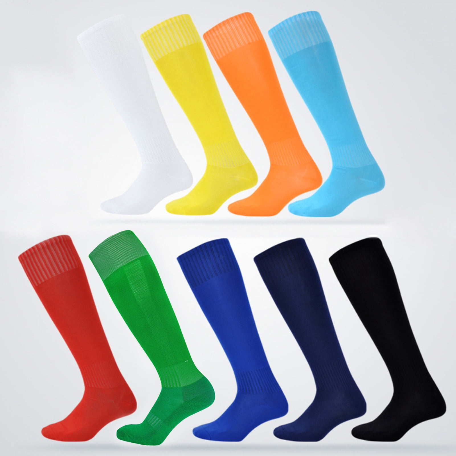 Visland Unisex Tube Socks , Knee High Football Soccer Volleyball ...