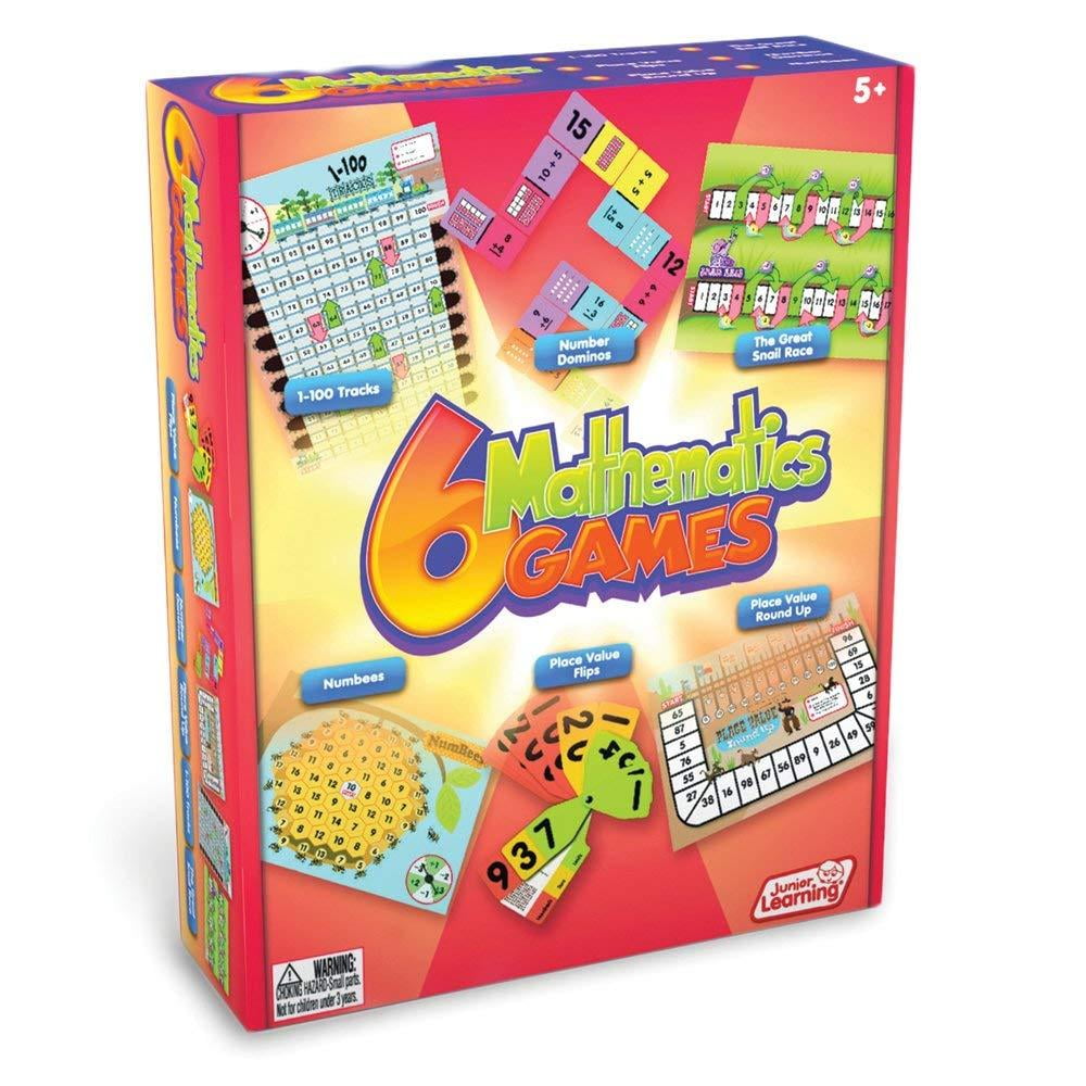 Different Mathematics Games (set Of 6), This Value Pack Of 6