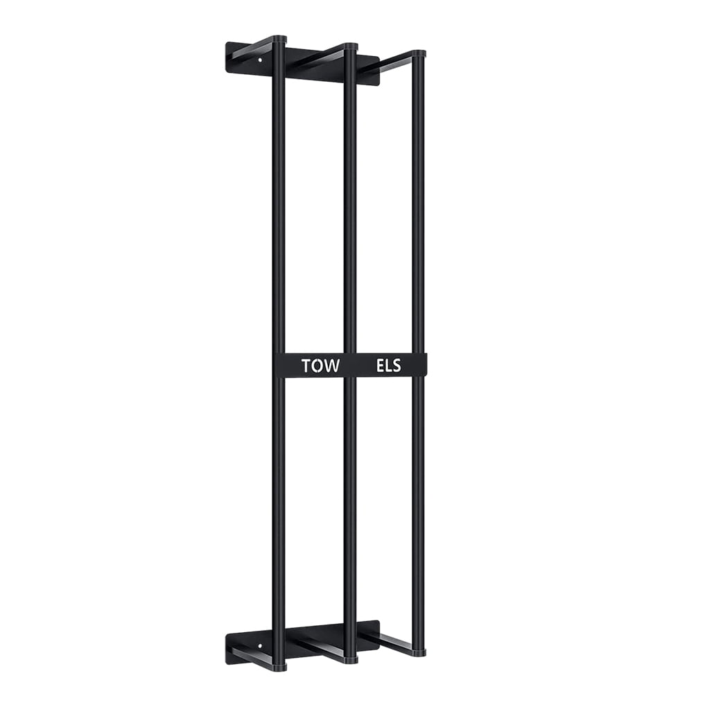Click here for Fastboy Black Bathroom Organized With Wall Mounted... prices
