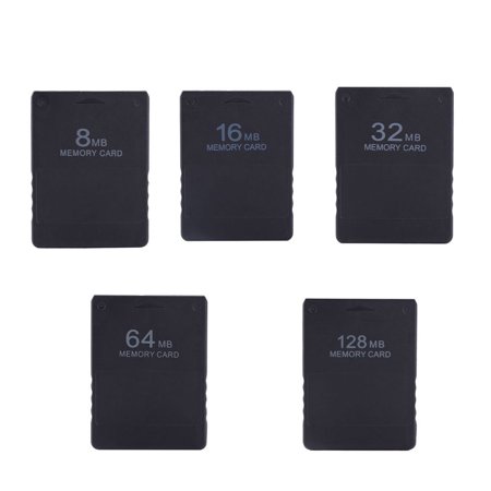 VONKY 8-128MB Flash Memory Card Save Game Data Stick Module for PS2 2 ...