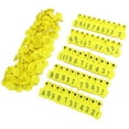 Pig Ear Identification Labels, Poultry Breeding Essentials 100-Pack Hog ...