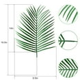 8pcs Artificial Palm Leaves Stems Faux Tropical Palm Tree Leaves Plants ...