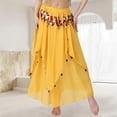 Aellinatey Shimmering Sequins Fabric Skirt For Belly Dance With Dynamic ...