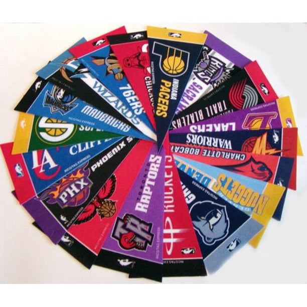 Rico NBA 30 Team Mini Pennant Set - Walmart.com - Walmart.com