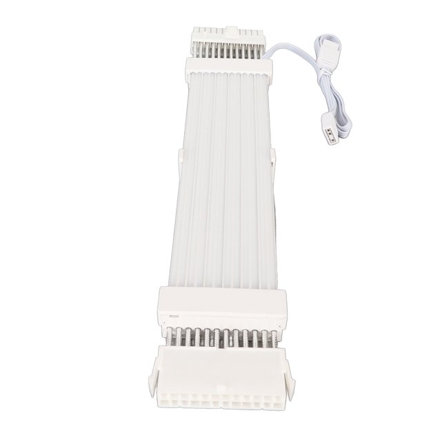 RGB PSU Cables, 5V 18AWG ARGB Extension Sleeved Cable, Flexible High ...