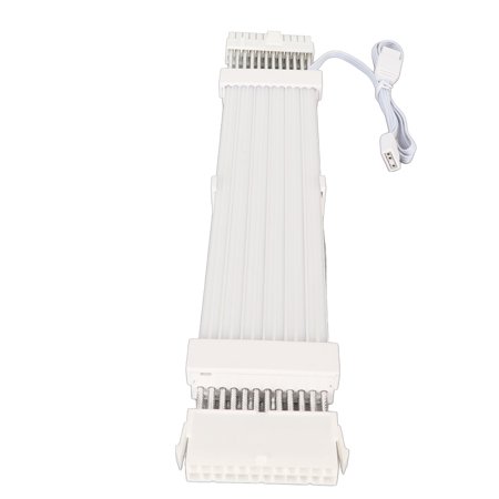 RGB PSU Cables, 5V 18AWG ARGB Extension Sleeved Cable, Flexible High ...