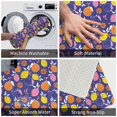Bathroom Rugs Non Slip Washable - Abstract oranges lemon Kitchen Mats ...
