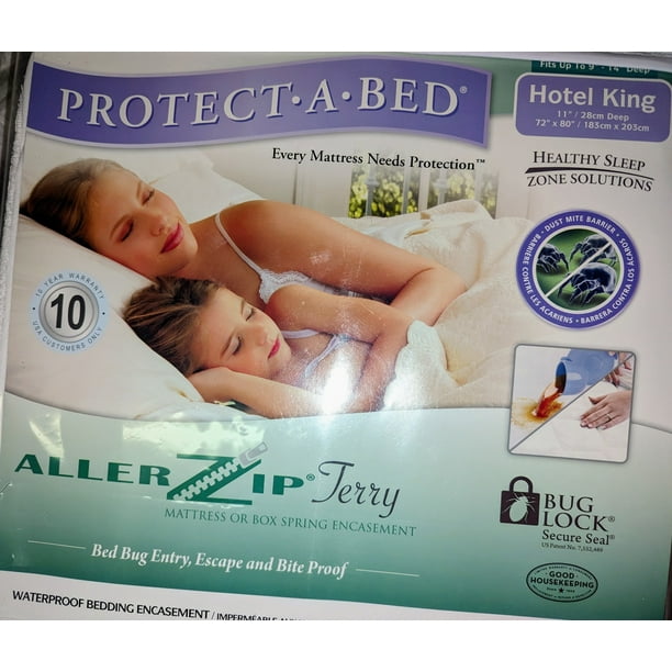 Protect-A-Bed Primum Fitted AllerZip Smooth Mattress Protector ...