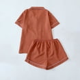 2 Pack Women's Pajamas Sets Button Down Short Sleeve Sleepwear and PJ ...