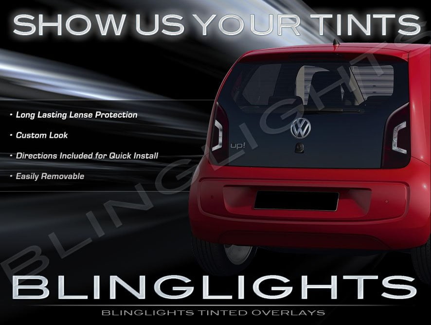 Volkswagen VW up! Murdered Out Tail Lamps Lights Overlays Kit Tinted ...