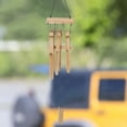 TUWAFE 2026 New Bamboo Wind Chimes Outdoor Wooden Wind Chime Bamboo ...