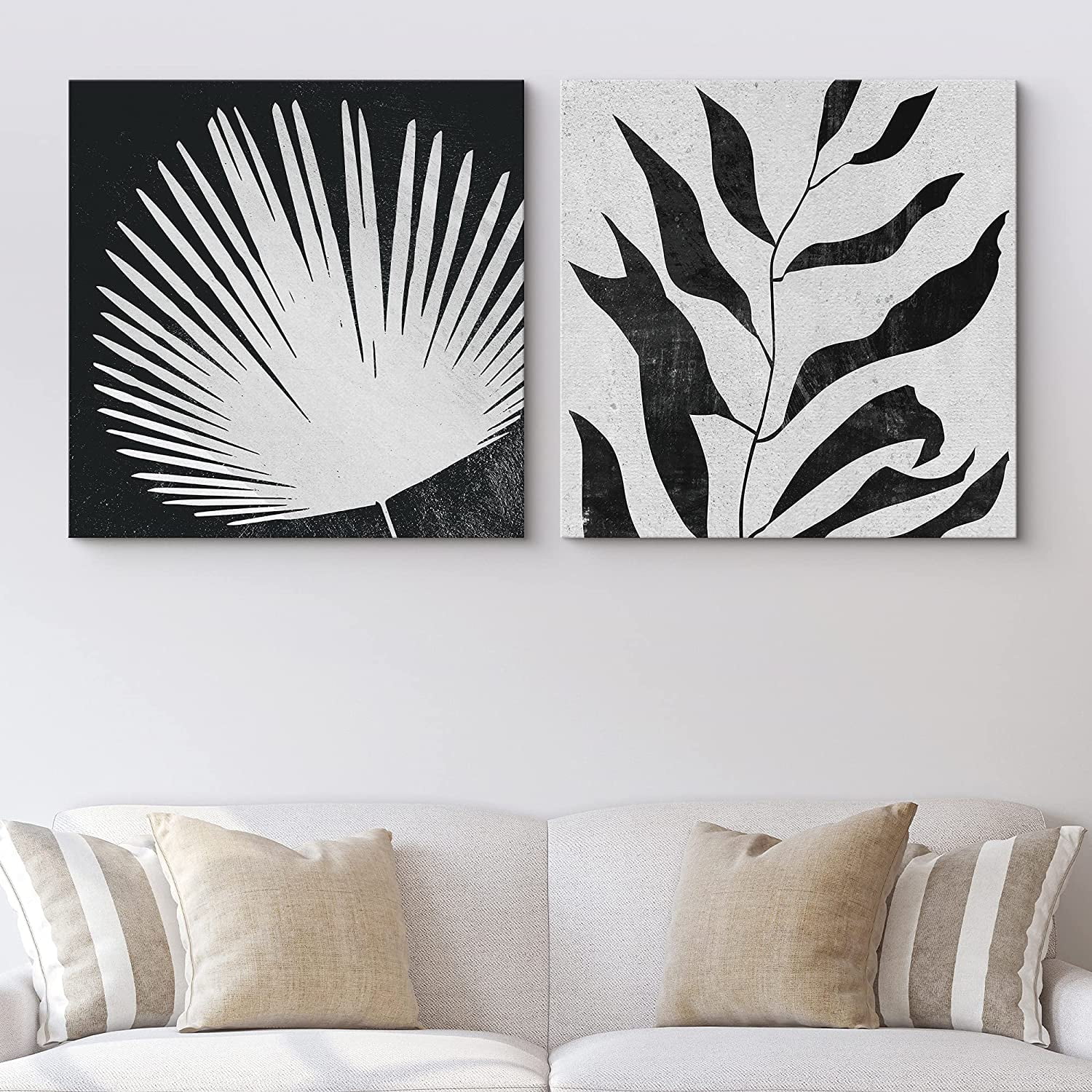 Vintage Palm Leaf Print