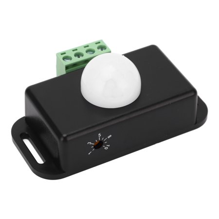 PIR Sensor Delay Time Adjustable LED Motion Sensor Switch DC 12V-24V 6A ...