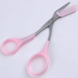 Eyebrow Trimmer Scissors with Comb, Small ABS Brow Grooming Repair ...