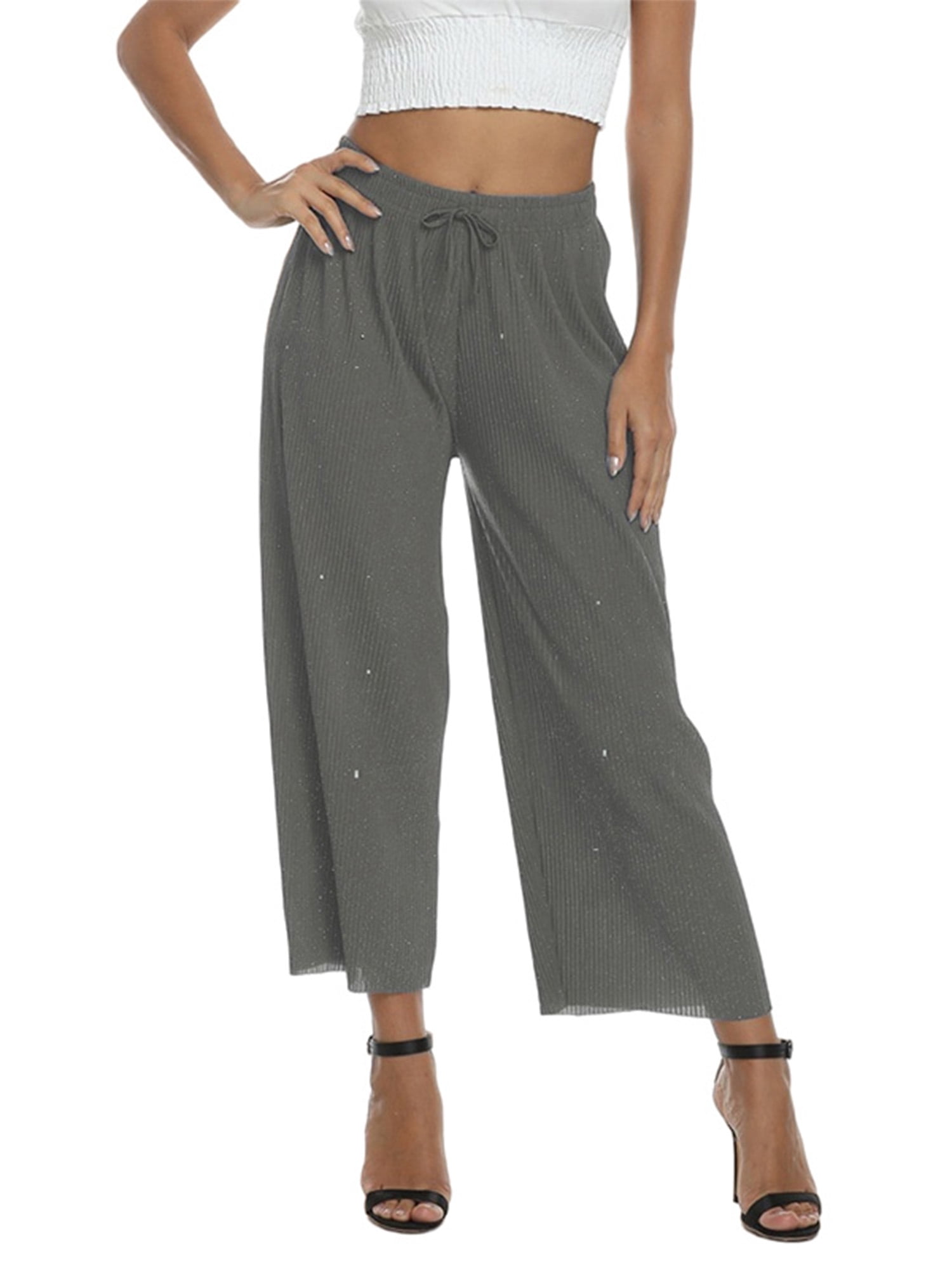 loose cropped yoga pants