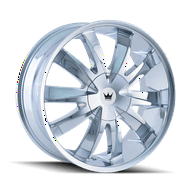Mazzi Profile-367 24X9.5 6X135/6X139.7 30Et 106Cb Chrome - Walmart.com