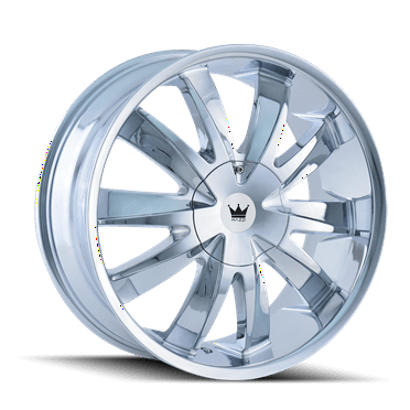 Mazzi Profile-367 24X9.5 6X135/6X139.7 30Et 106Cb Chrome - Walmart.com
