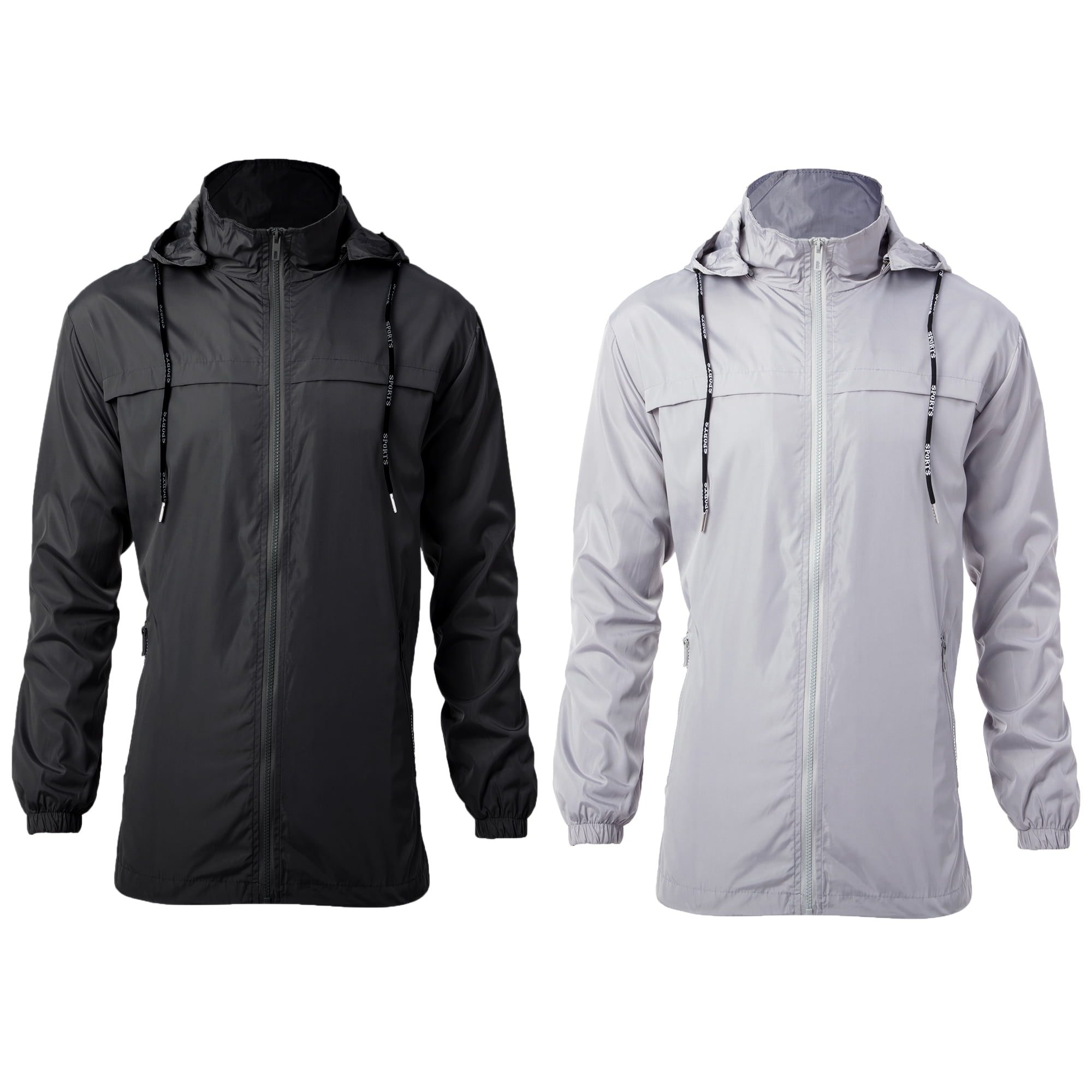 Slim Lightweight Sportswear Jacket Casual Jacket, Water-Resistant ...