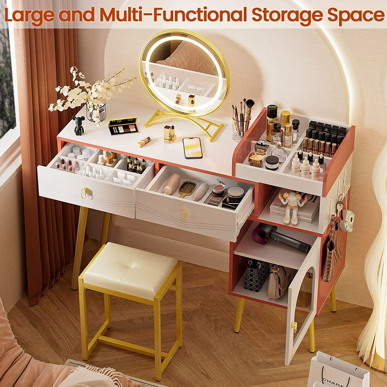 Dressing Table Designs With Storage