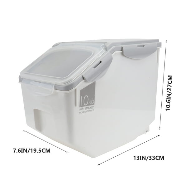 Rice Storage Bucket Household Rice Storage Bucket Rice Cylinder Sealed ...
