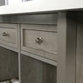 Sauder Craft Pro Series Work Table with Drawers, Mystic Oak finish ...