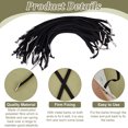 1 Box 120Pcs Notebook Bands Nylon Elastic Cords with Iron Cord Ends ...